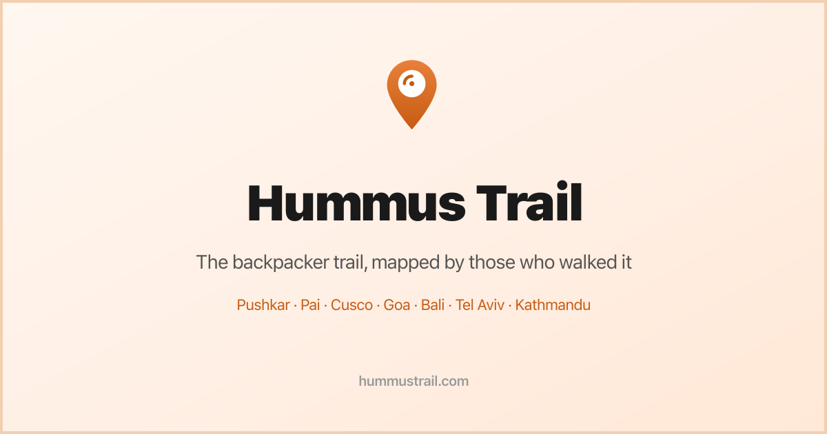 Hummus Trail — Map Your Travels, Share Your Journey